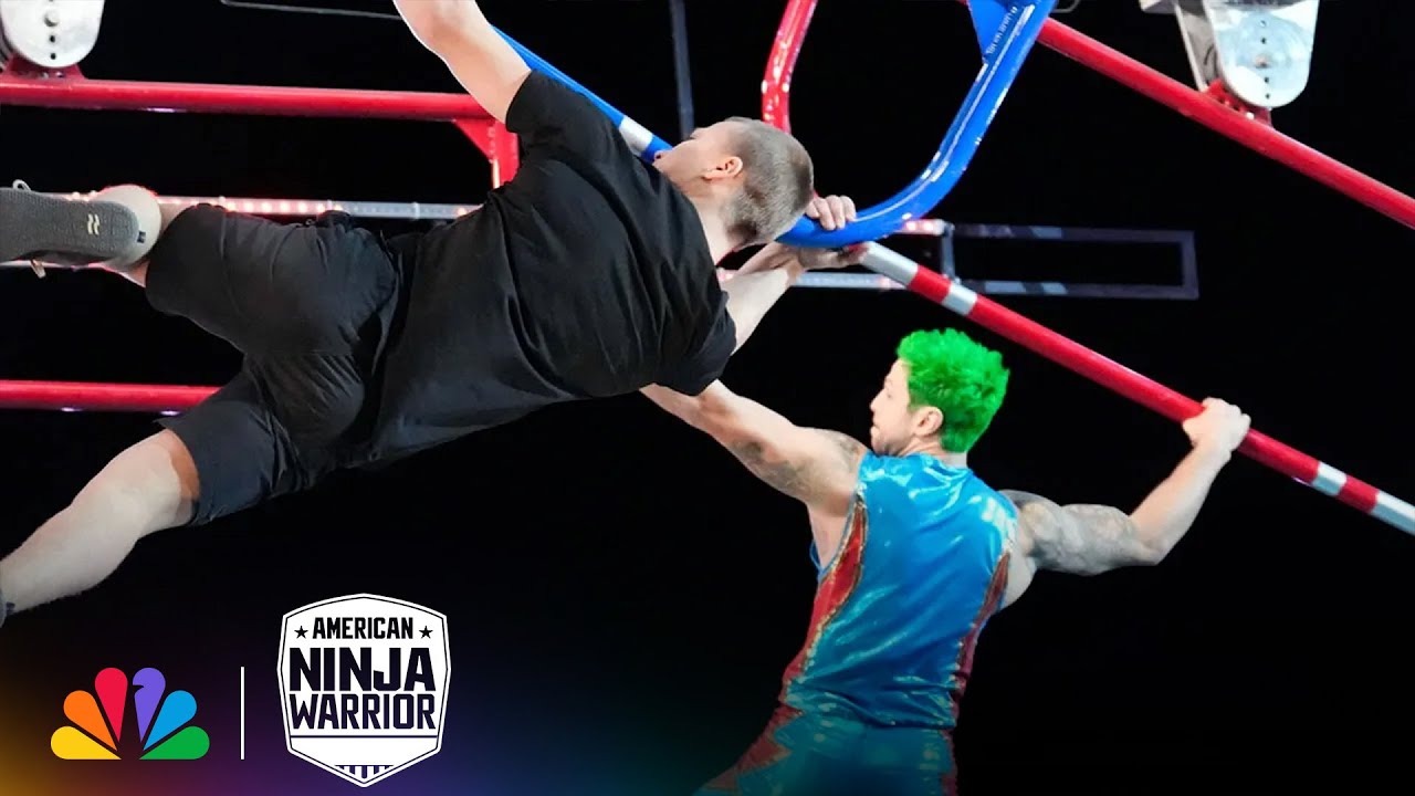 Young Ninja Beats a Legend But Both Hit the Buzzer | American Ninja ...