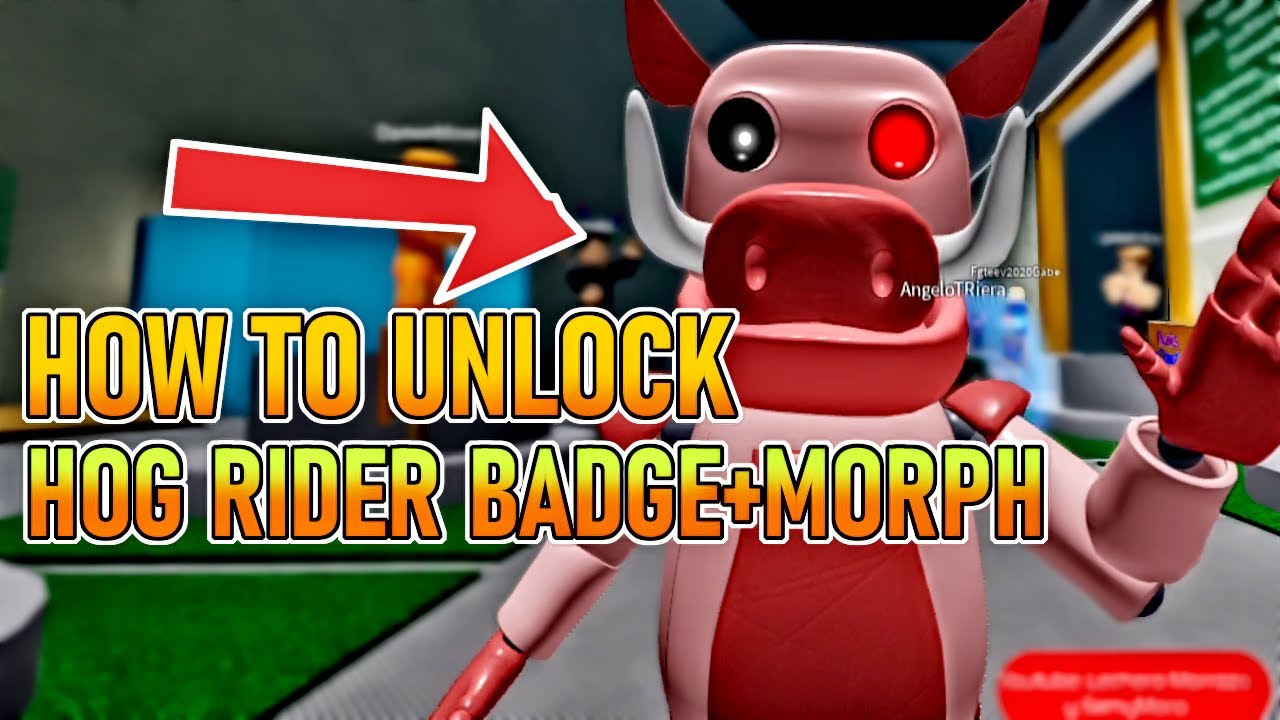 How to get HOG RIDER BADGE & UNLOCK HOGGY ANIMATRONIC Morph😱 | Roblox ...