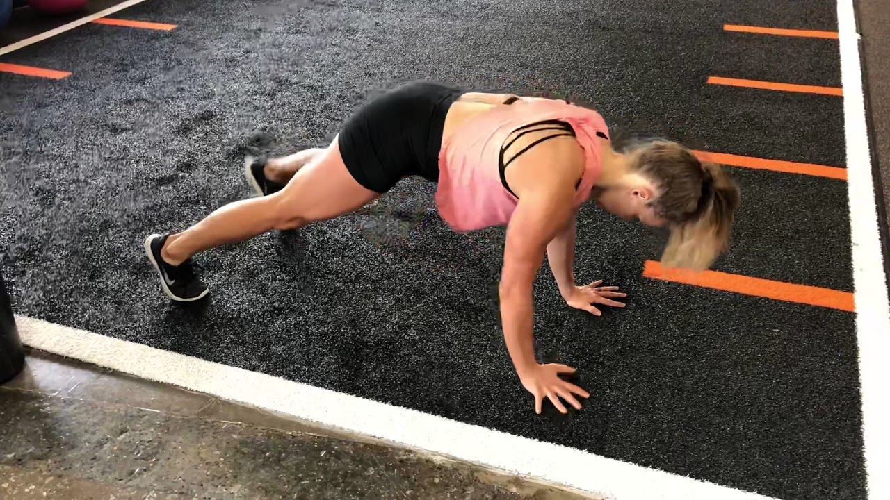 Alternating knee taps - YouTube