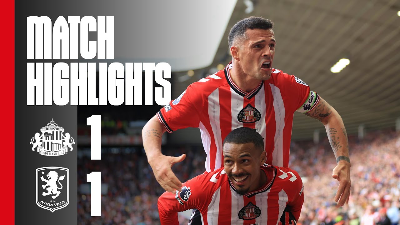 Isidor Strikes As 10 Men Fight Back | Sunderland AFC 1 - 1 Aston Villa ...