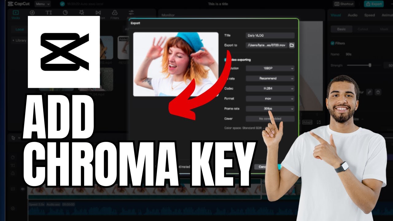 How to Add Chroma Key in CapCut PC 2025? - YouTube