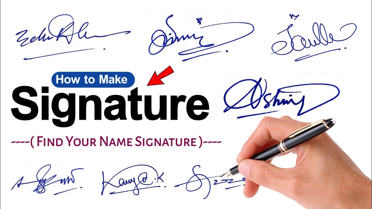 How to make Signature | Signature Style Of My Name | Autograph | Design ...