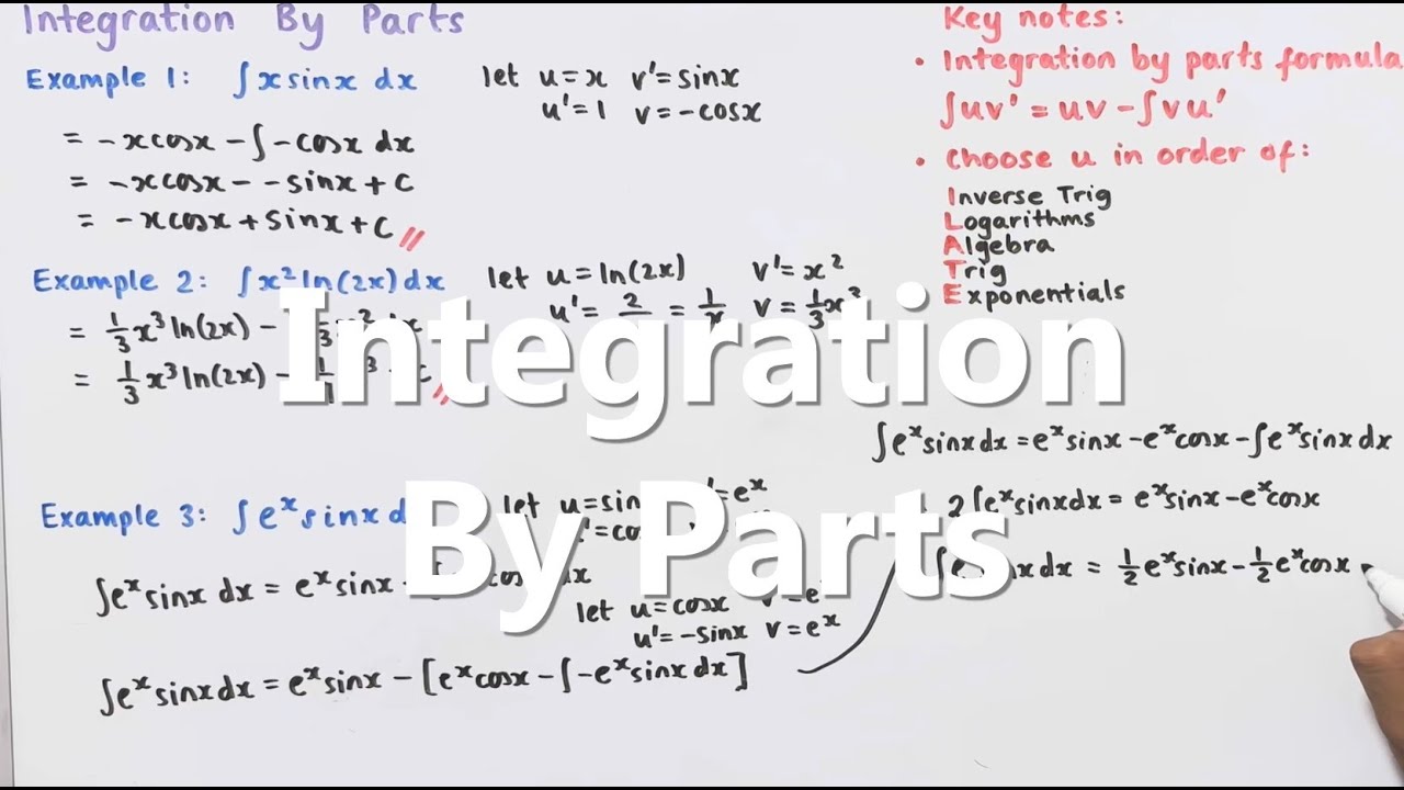 Integration By Parts - YouTube
