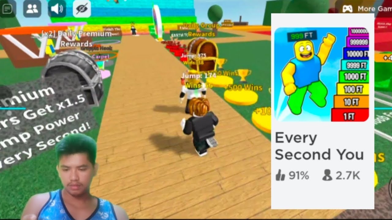 ROBLOX | PLAYING EVERY SECOND YOU ON ROBLOX 😍😍😍😍 - YouTube