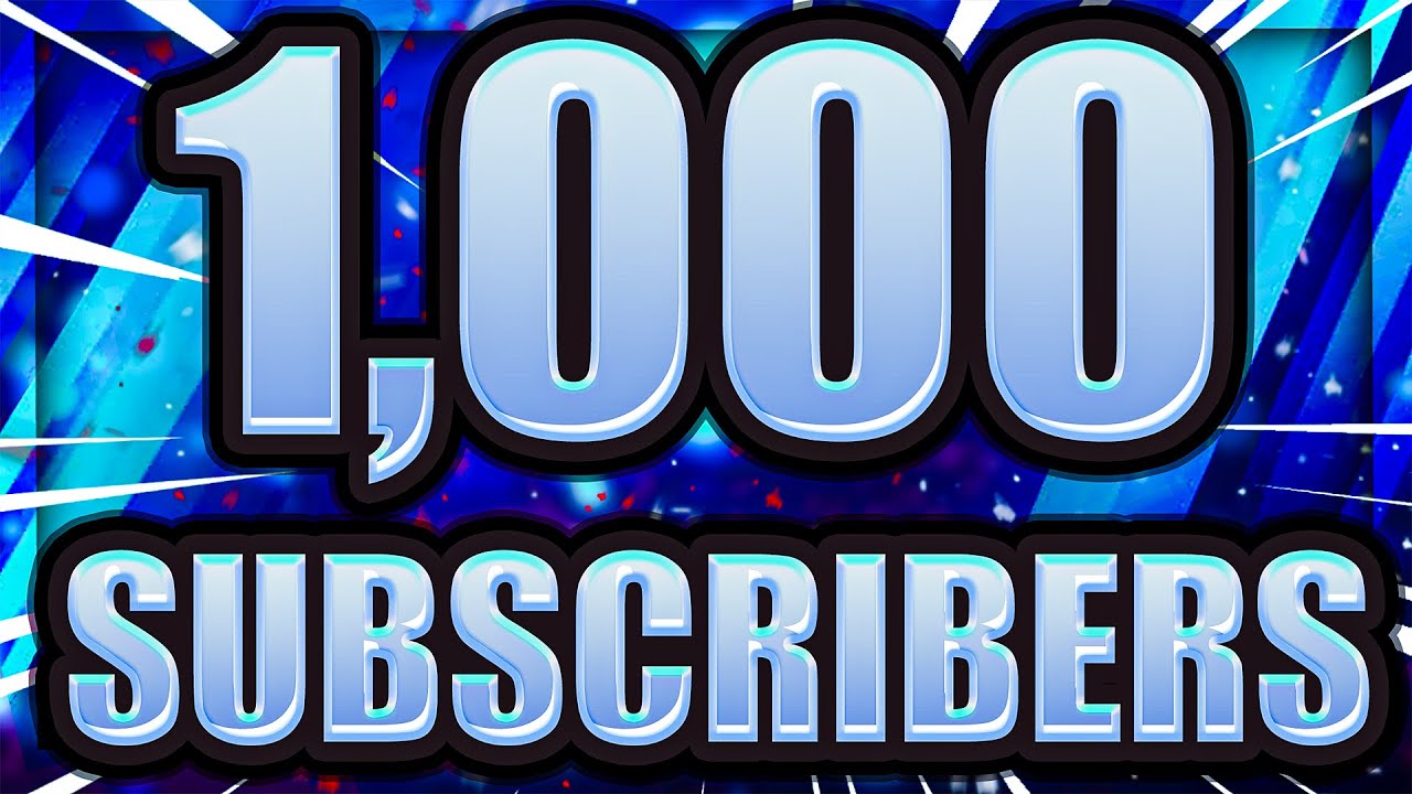 1,000 SUBSCRIBERS WE FINALLY DID IT 🥳 - YouTube