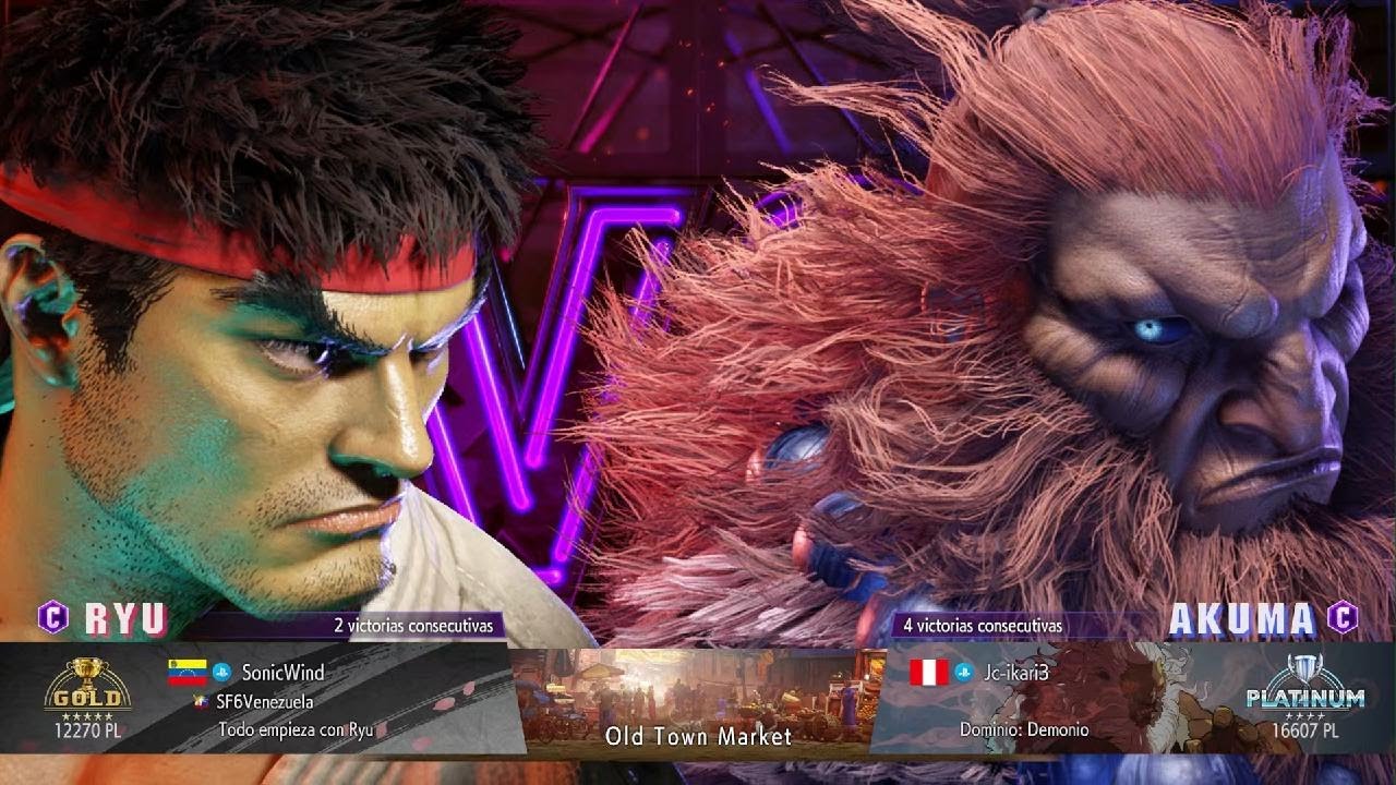 Street Fighter 6 ¤ Ryu vs Akuma casual match - YouTube