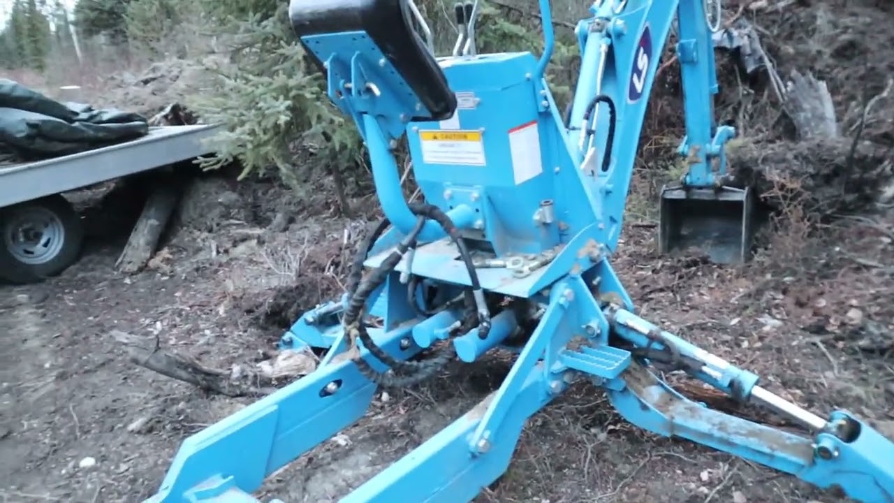 Tractor Orientation Part 2 LS Tractor XR4140HC Backhoe removal ...