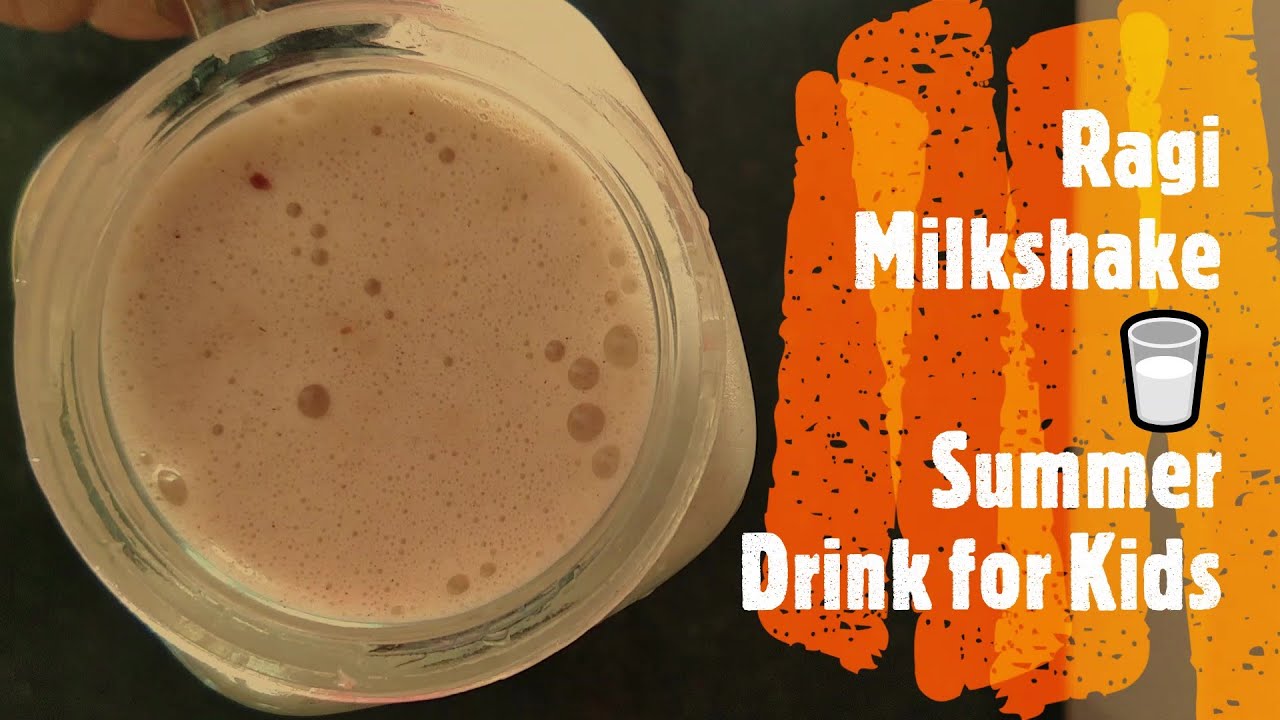 Ragi Milkshake Recipe|ராகி மில்க் ஷேக்|Ragi Milk|Ragi Recipe|Summer ...