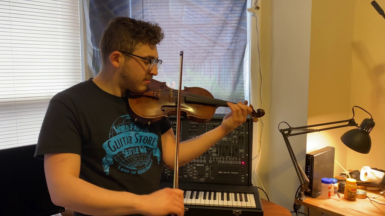 Irish FIDDLE with an ARP 2600 synthesizer - Modular Drone Violin jam ...
