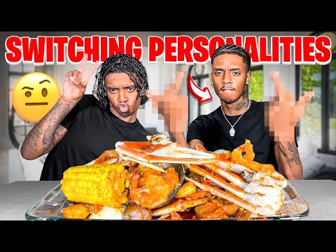 I SWITCHED ROLES WITH MY GAY BROTHER 🌈😳 THE ENTIRE DAY!!! PIZZA MUKBANG