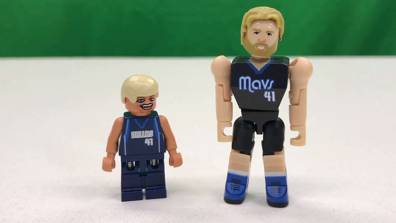 Dirk Nowitzki 30000 Points! LEGO NBA Minifigure with Clone - YouTube