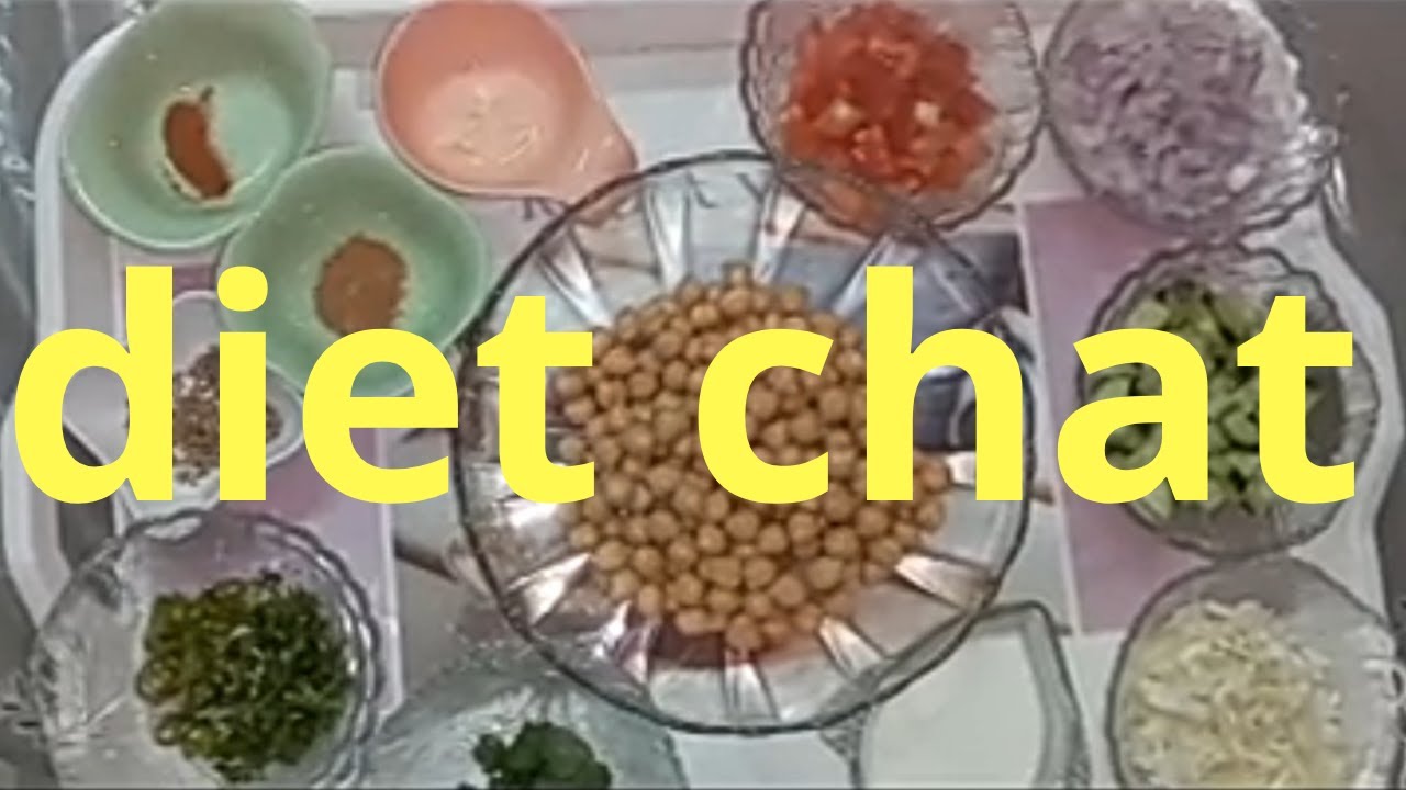 Diet chat / vegetarians / veg channa chat/everything with siblings ...