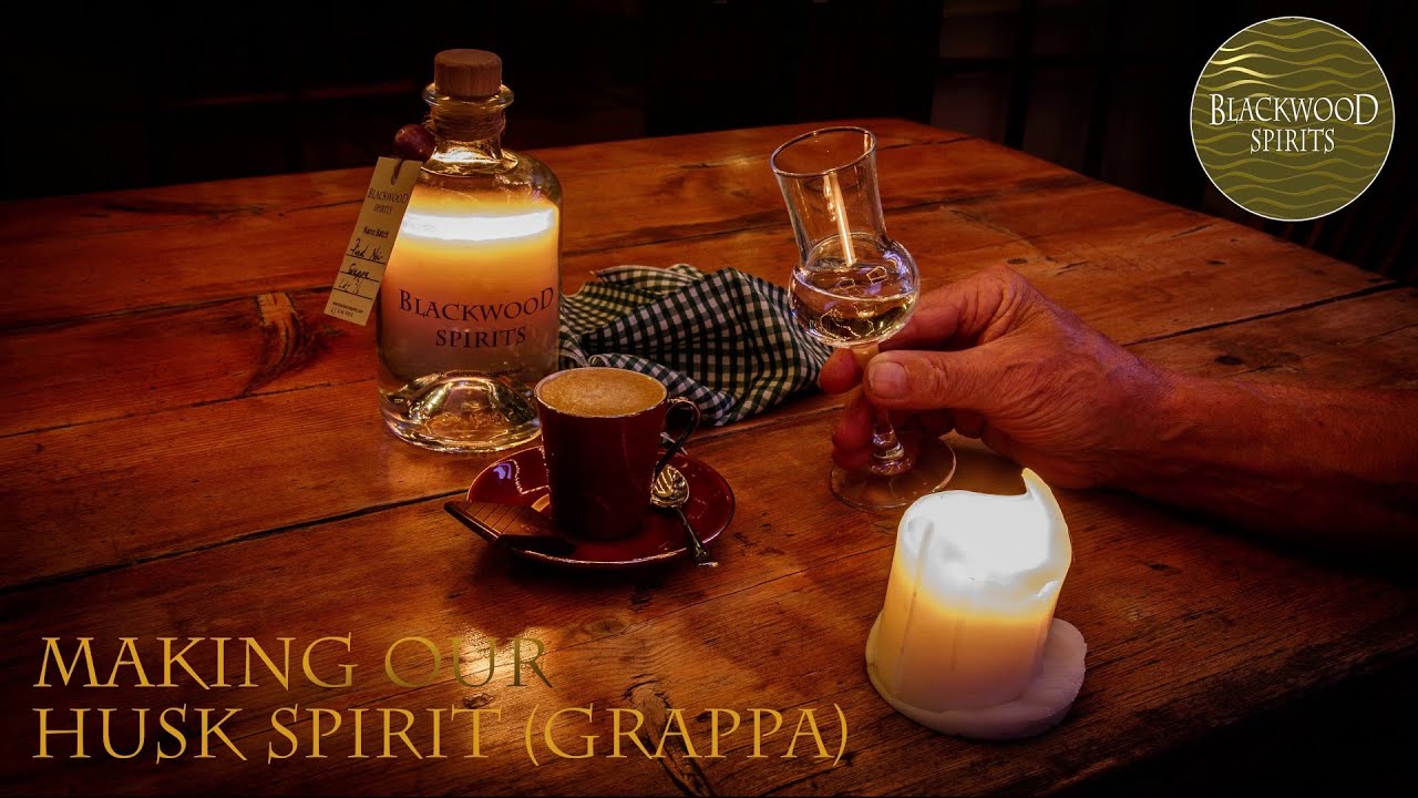 Making our husk spirit (grappa) - YouTube