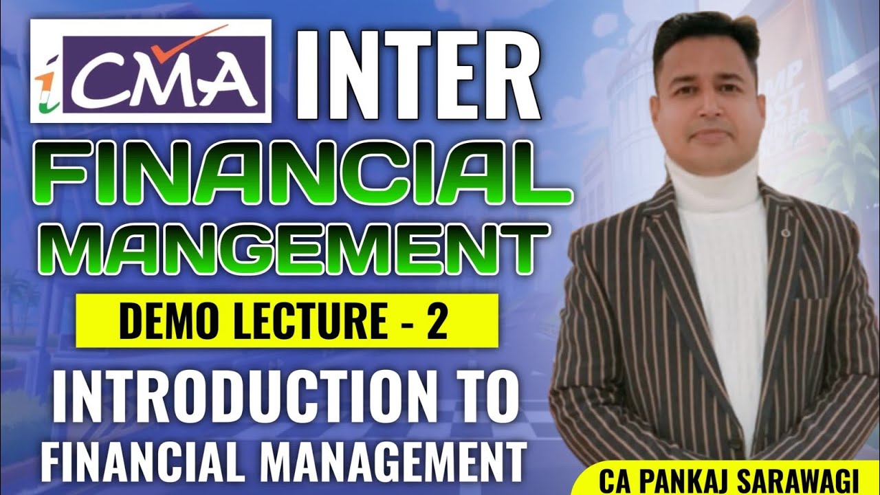FMBDA | Demo L-2 | FM | L-2 | Introduction to FM | CA Pankaj Sarawagi ...
