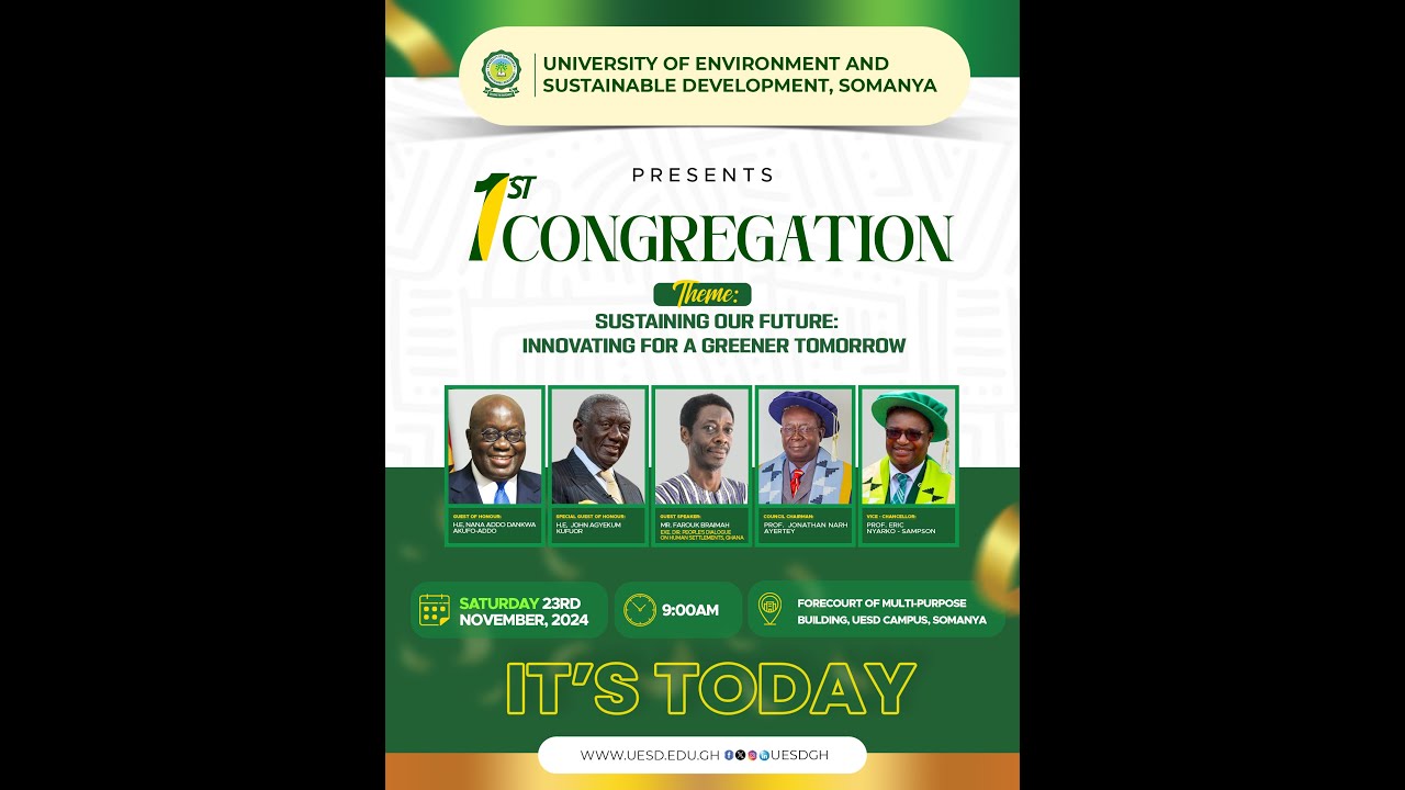 UESD 1st Congregation - YouTube