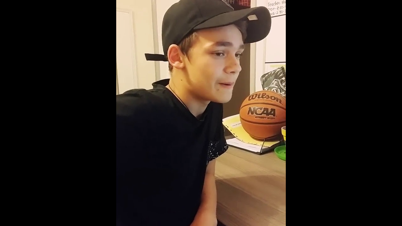 Kid raps his own lyrics - YouTube