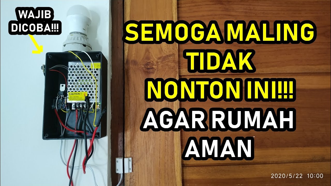 Pasang Sensor Magnet Di Pintu! wajib di coba agar rumah aman - YouTube