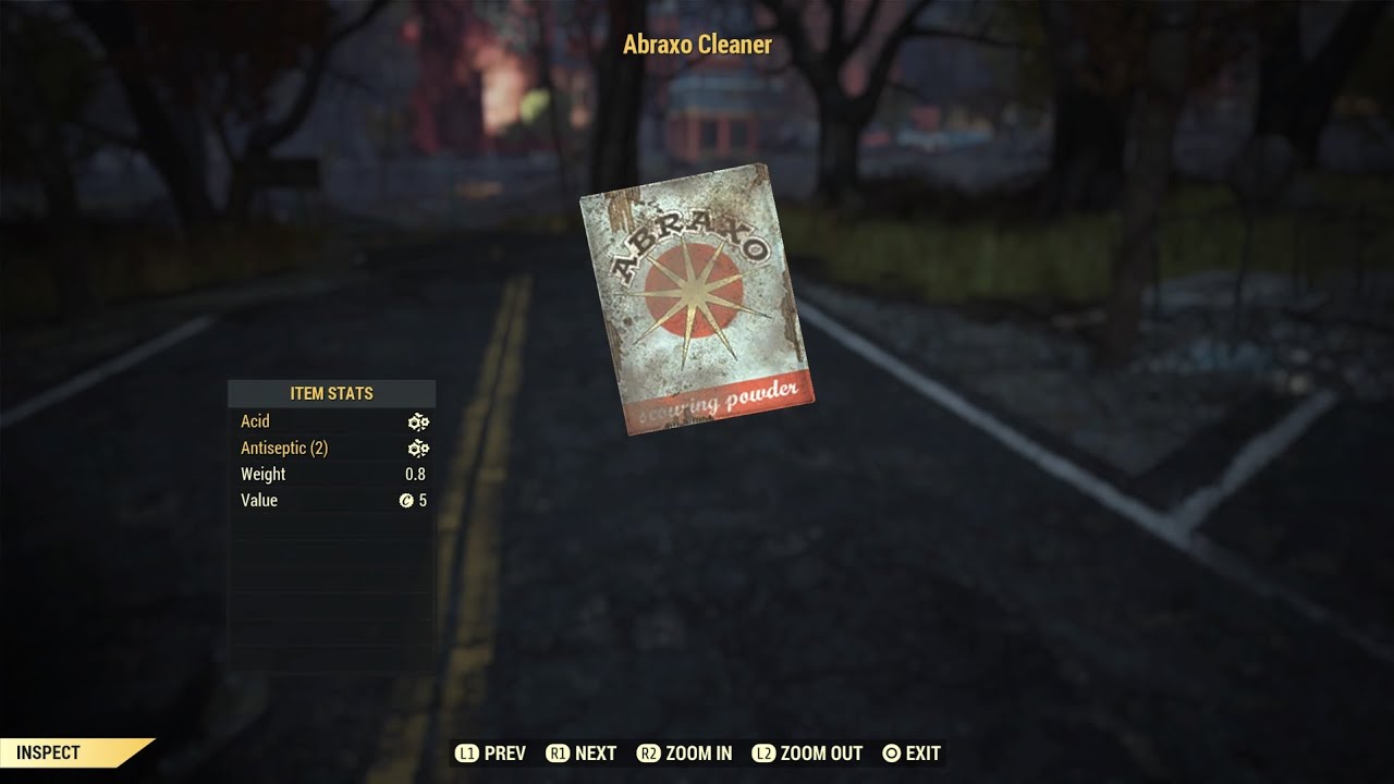 Where to find 5 Abraxo Cleaner for the Fallout 76 Abraxo Event ...