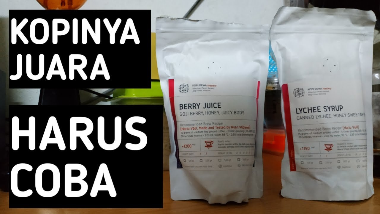 REVIEW KOPI DEWA!KOPINYA JUARA! - YouTube