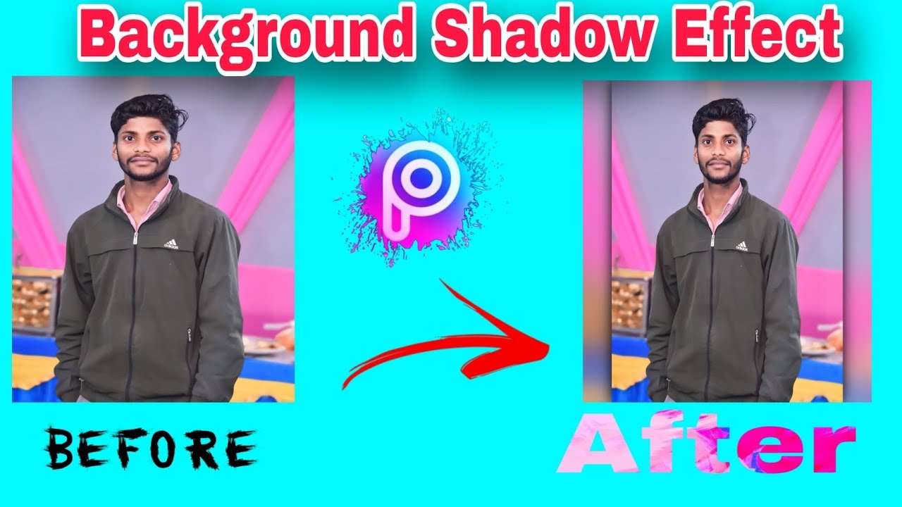 photo side shadow & blur editing @picsart - YouTube