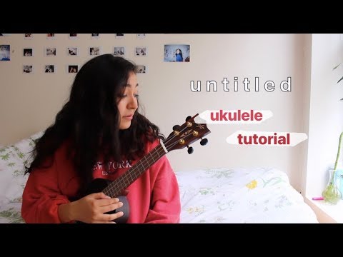 Untitled - Rex Orange County (ukulele TUTORIAL) - YouTube