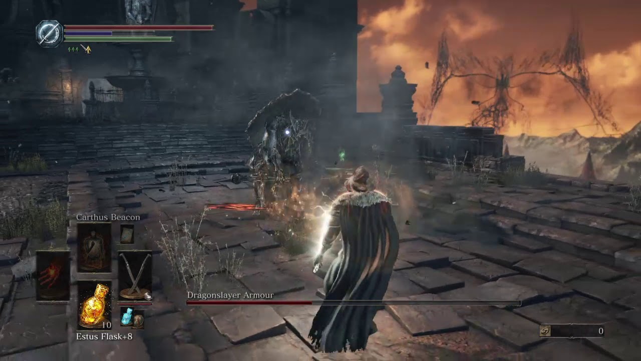 DARK SOULS™ III_Dragonslayer Armour Boss Fight (Dual wield ftw) - YouTube