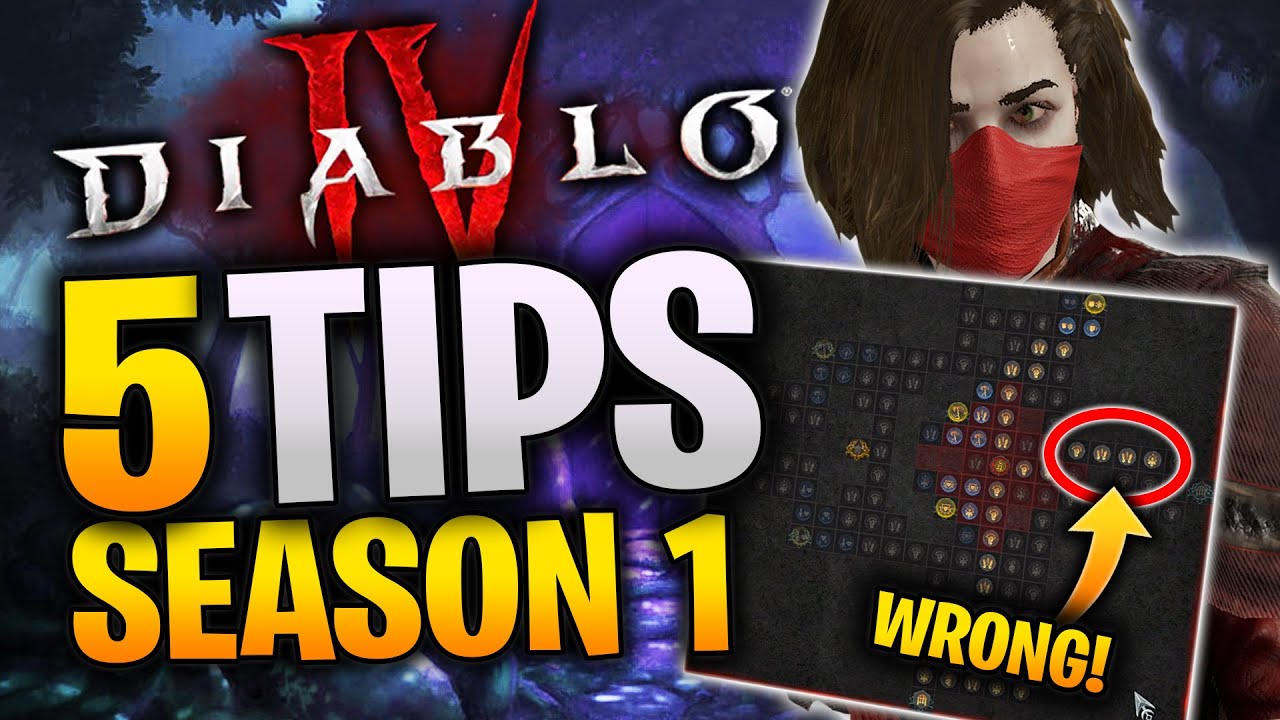 5 DIABLO 4 TIPS YOU MUST KNOW Before Season 1 Starts! - D4 Guide ...