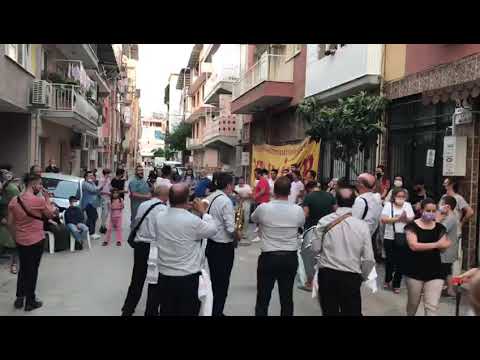 Göztepe'liler asker karşılaması