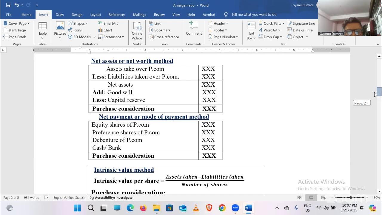 # 1 | Amalgamation Absorption & Reconstruction | 3/4YRS BBS Account - YouTube