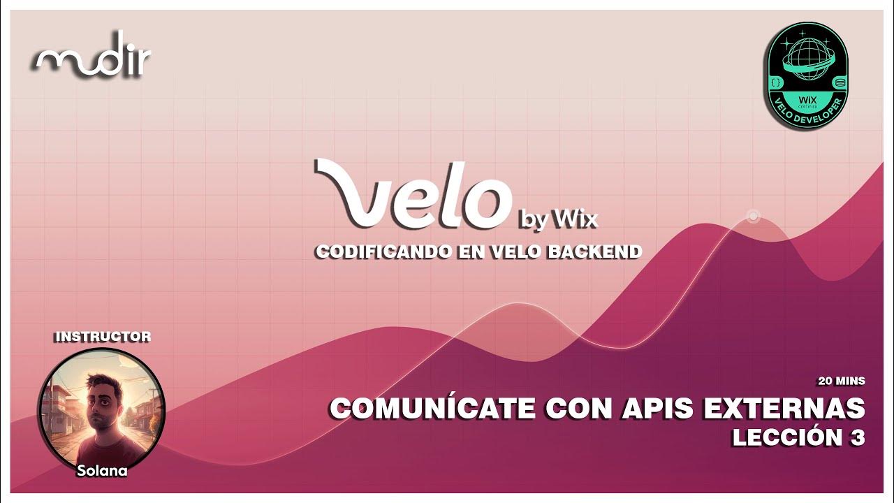 Lección 3: Usa wix-fetch para comunicarte con APIs externas - YouTube