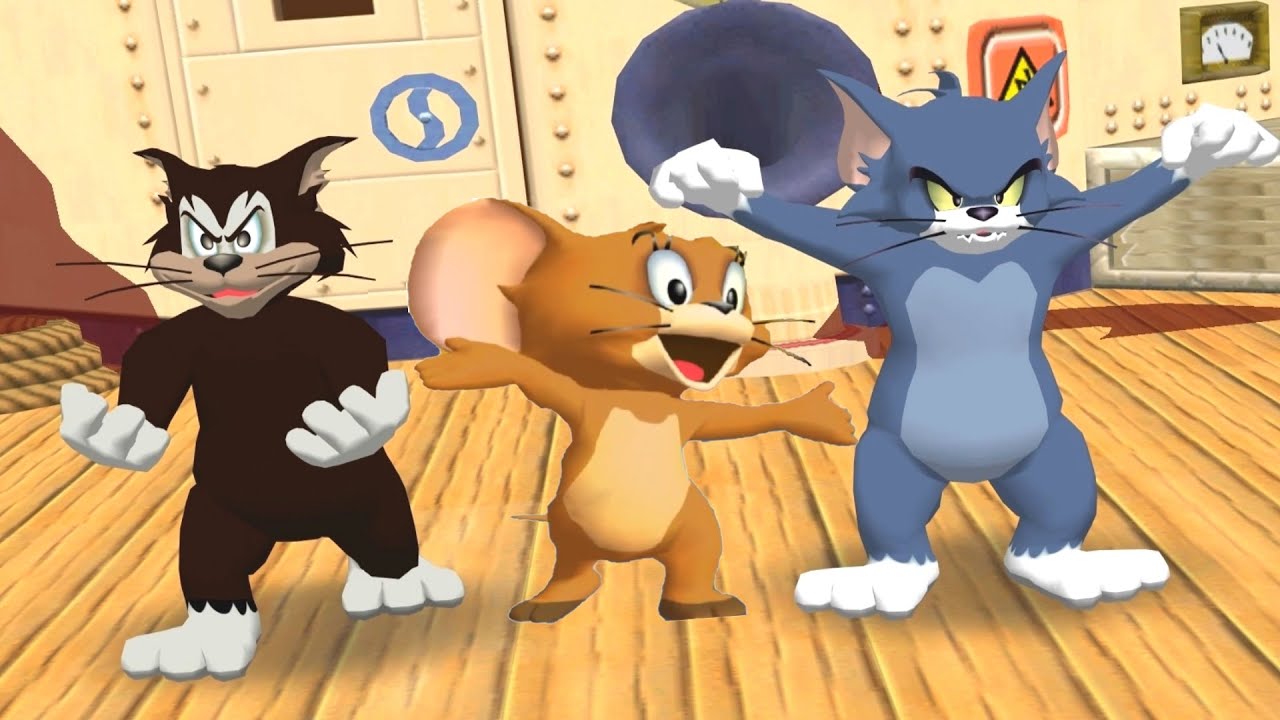 Tom and Jerry in War of the Whiskers - Jerry vs Nibble vs Tom vs Butch ...