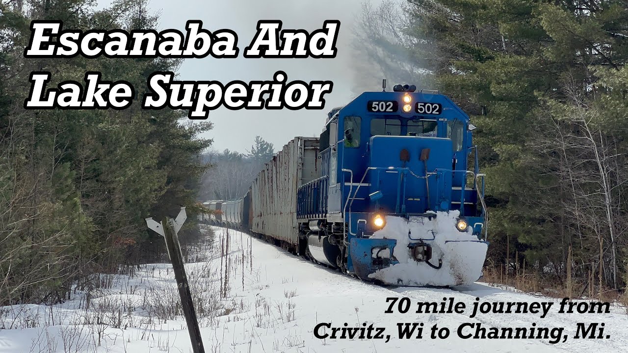 Escanaba And Lake Superior Chase And Tour From Crivitz, Wi To Channing ...