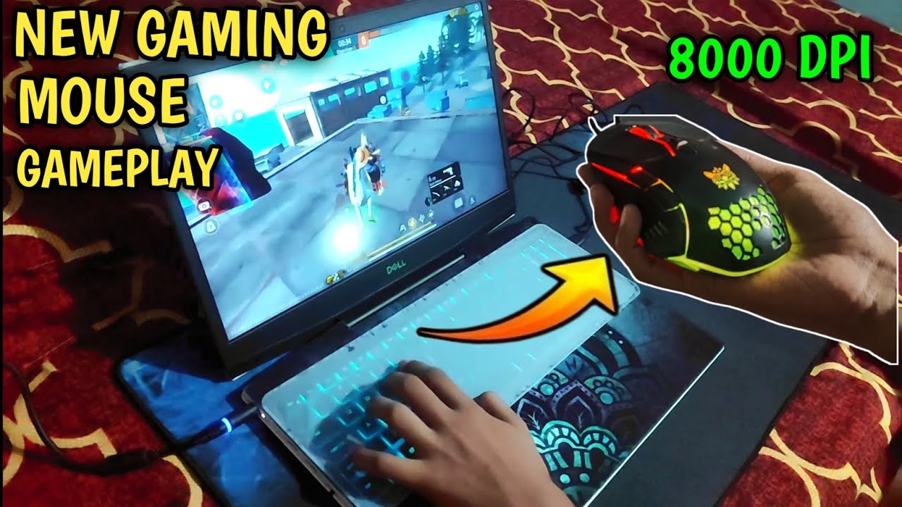 My New Gaming Mouse Gameplay || Free Fire Laptop Handcam Gameplay # ...