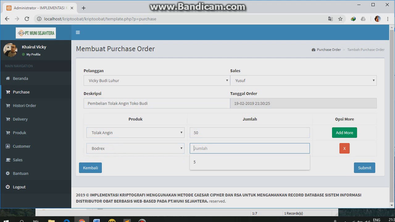 1311501892 Implementasi Kriptografi Menggunakan Metode Caesar Cipher ...