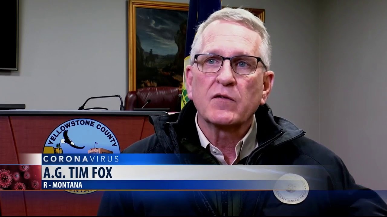 Montana attorney general Tim Fox tours Billings command center - YouTube