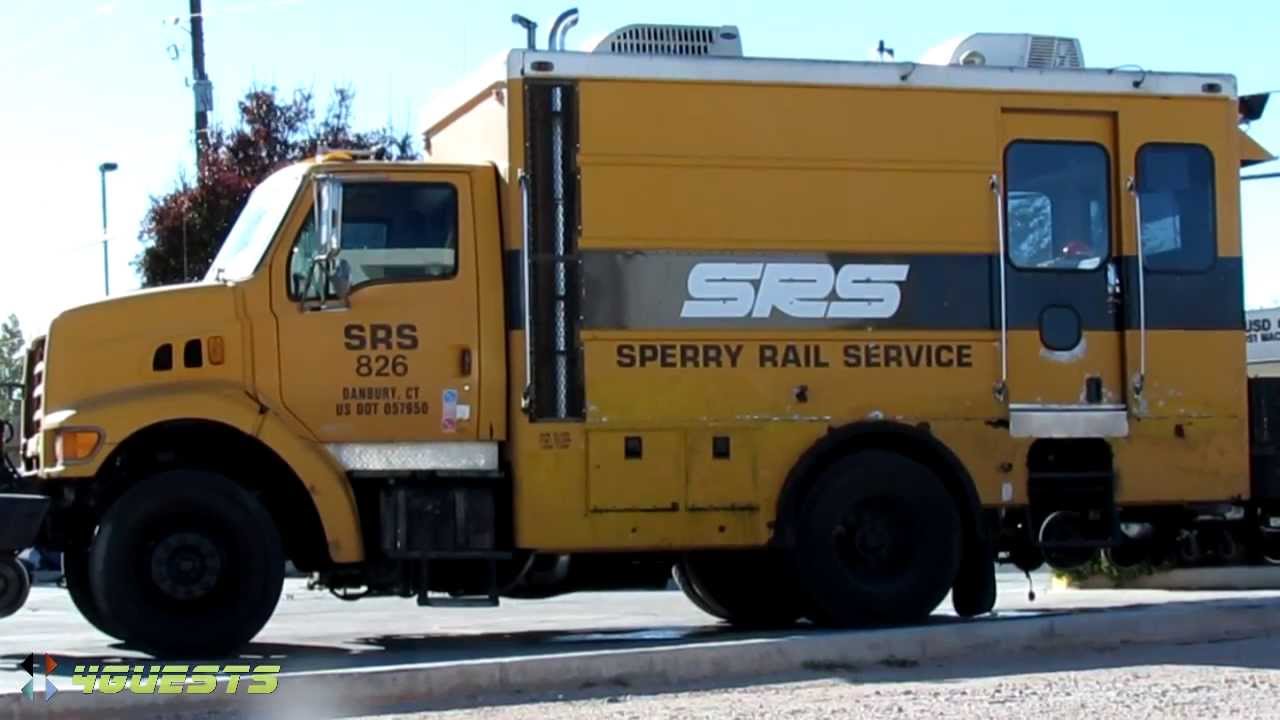 Sperry Rail Service Truck, SRS 826, BNSF Railway - YouTube