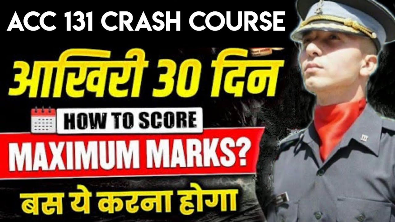CLEAR ACC 131 IN FIRST ATTEMPT |ACC 131 CRASH COURSE| FOR SCORING MAX ...