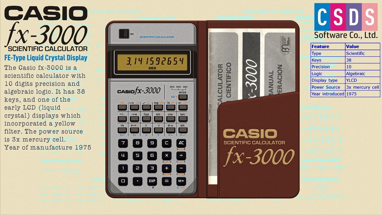 Casio fx-3000 Emulator and free download link (Freeware for everyone ...