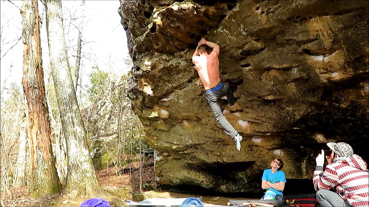 Arkansas Bouldering: Cowell and Lincoln Lake - YouTube
