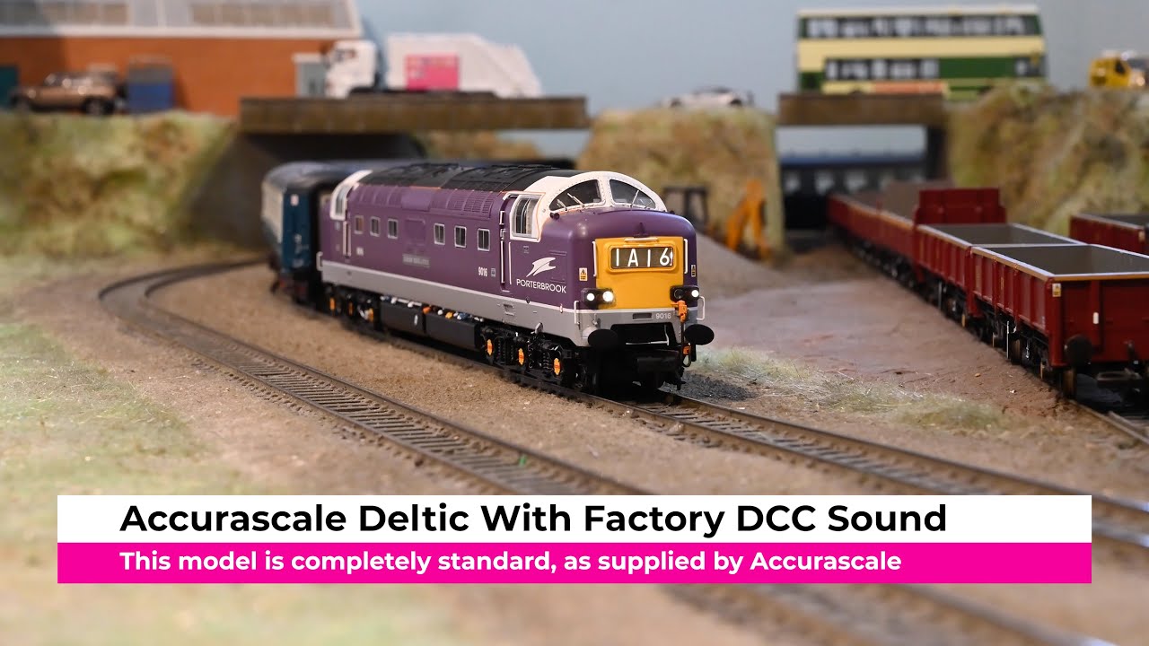 New Accurascale Deltic With Factory Fitted DCC Sound - YouTube