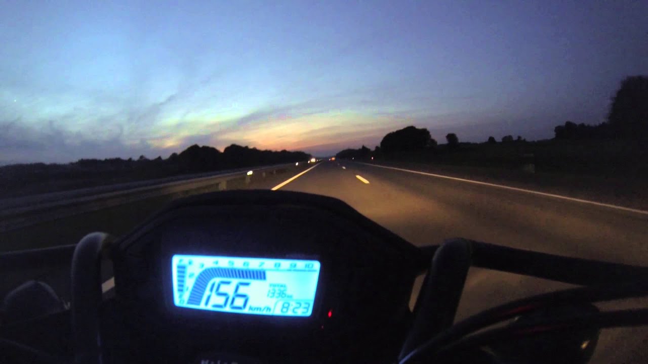 honda cb500f 2013 top speed - YouTube