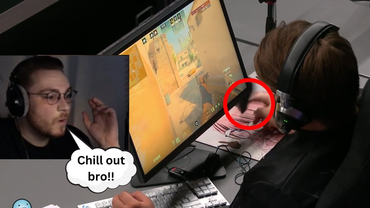 hallzerk destroying his mouse in Blast Premier 💀 - YouTube