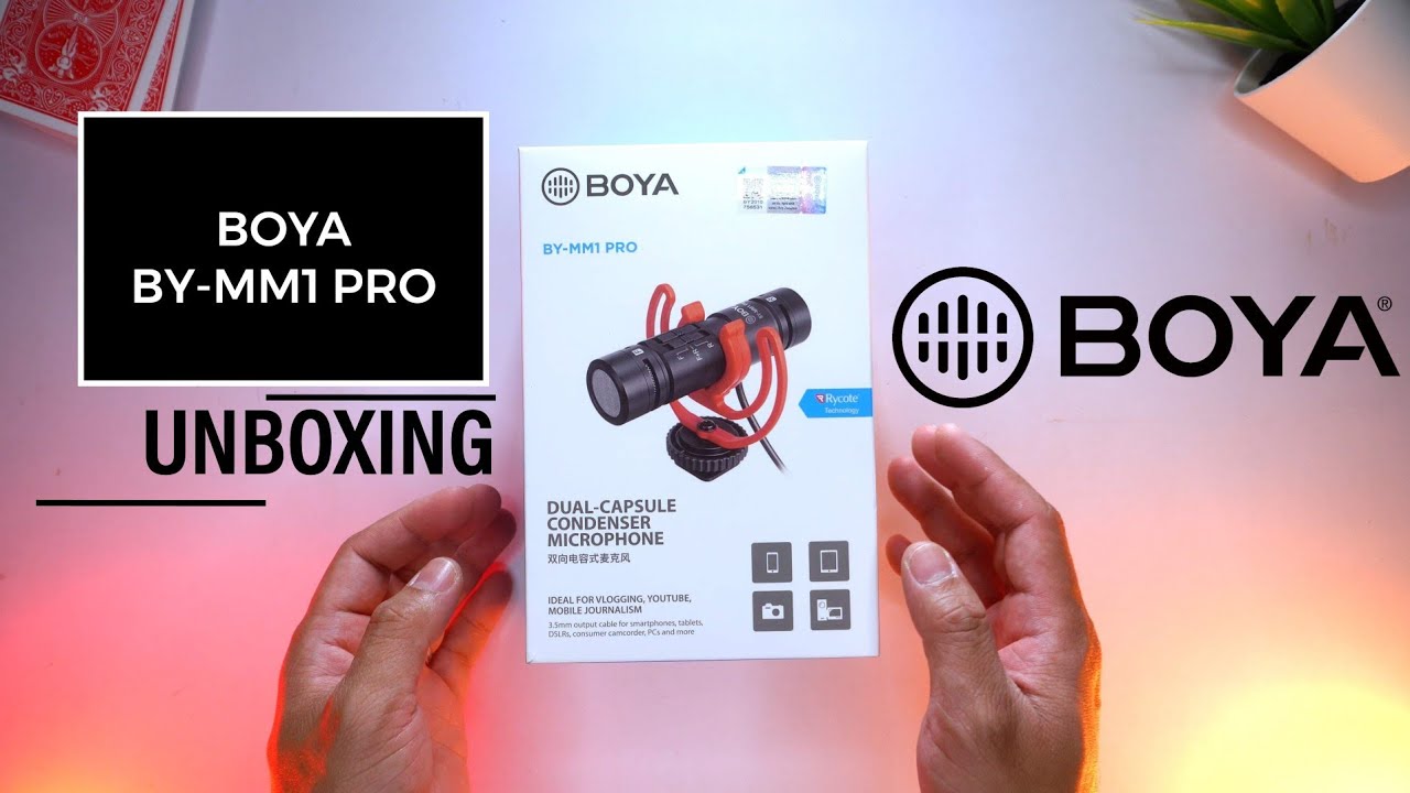 BOYA BY-MM1 PRO UNBOXING | BEST BUDGET SHOTGUN MICROPHONE #boyabymm1pro ...