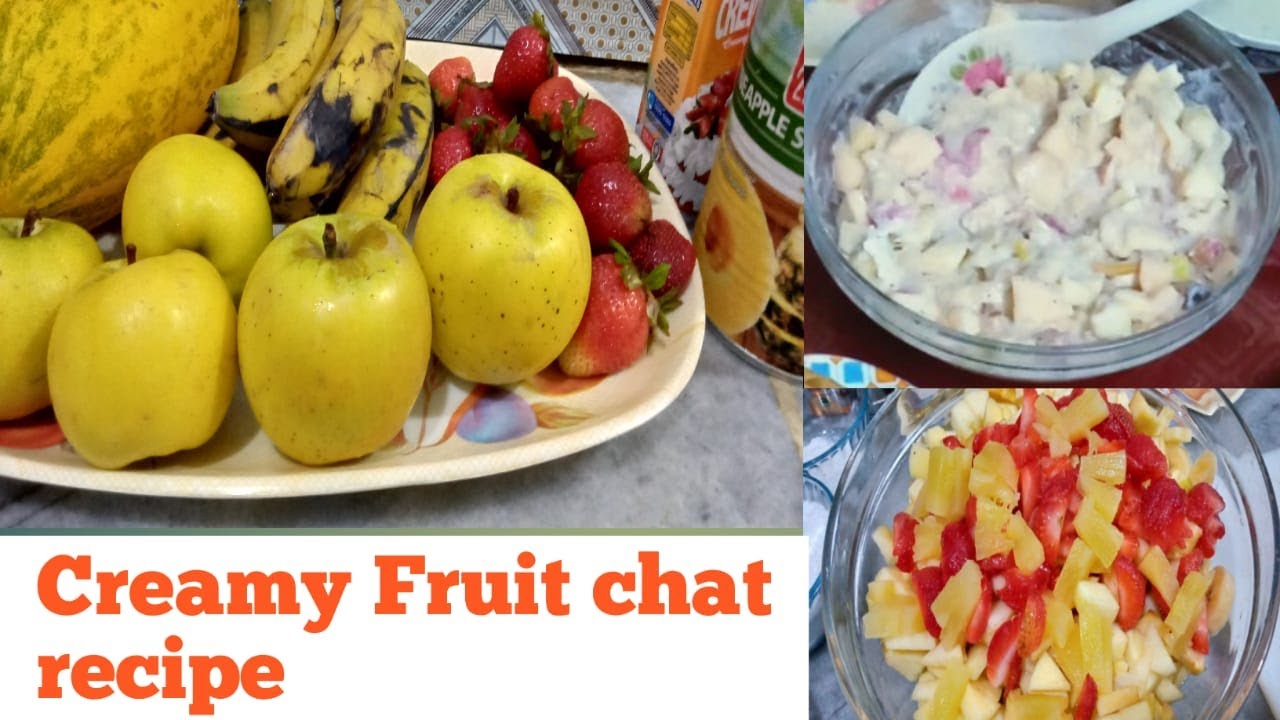 Creamy fruit chat recipe / how to make creamy fruit chat - YouTube
