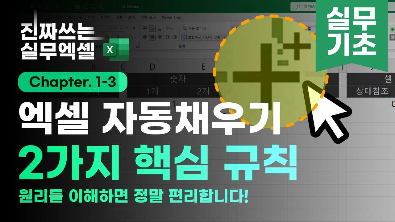 엑셀 자동채우기 이 기능 혹시 알고 계셨나요 업무가 정말 편해지는 실전 사용법 진짜쓰는 실무엑셀 1 3 1 Youtube