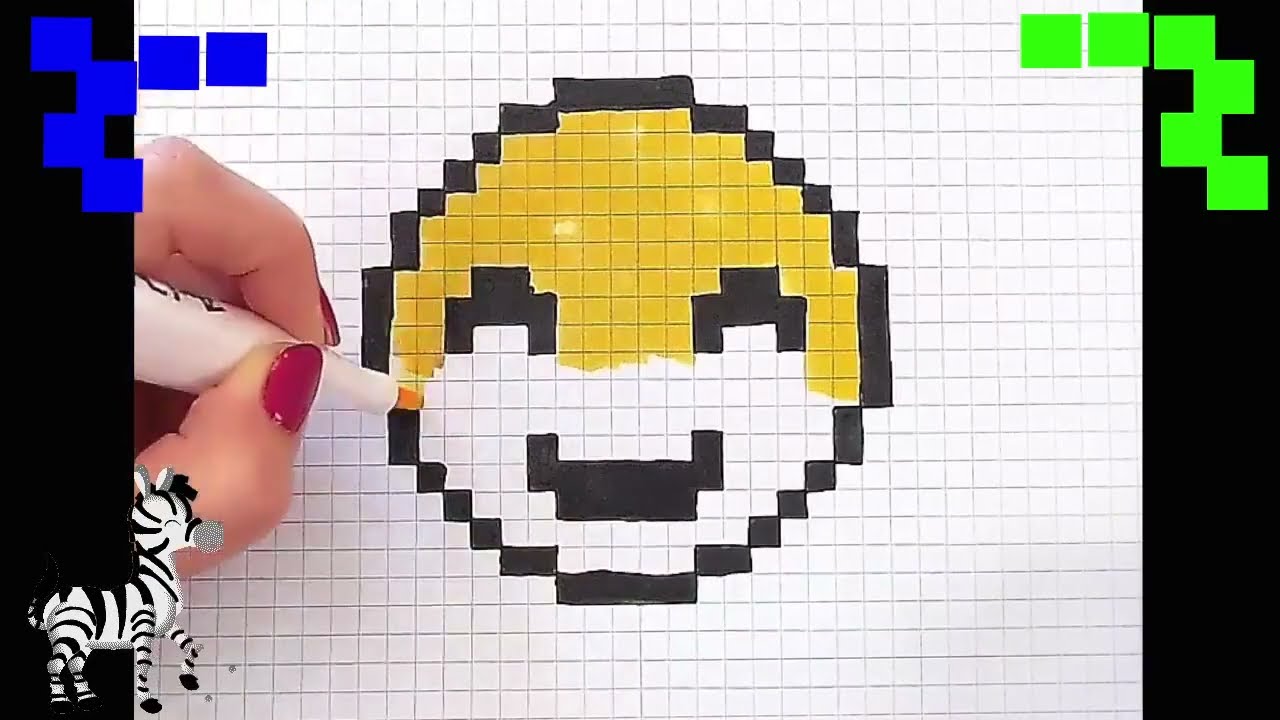 PIXEL ART DESENE IN PATRATELE CUTE - YouTube