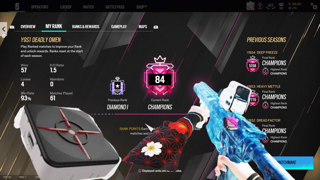 -How I Hit Champion In Rainbow Six Siege & No Recoil Sens- - YouTube