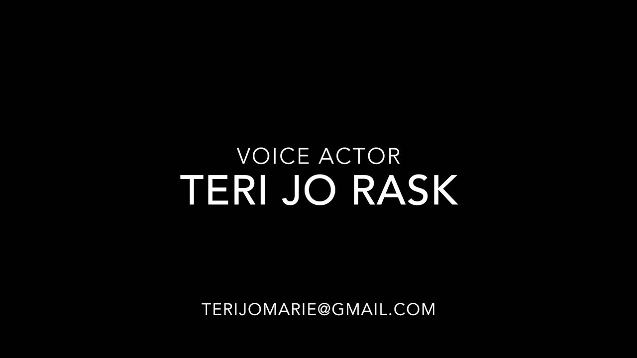 Voice Over Demo Reel, Teri Jo Rask - YouTube