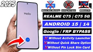 Realme C75 Frp Bypass Quick Share Not Working Android 14 15 Without Pc