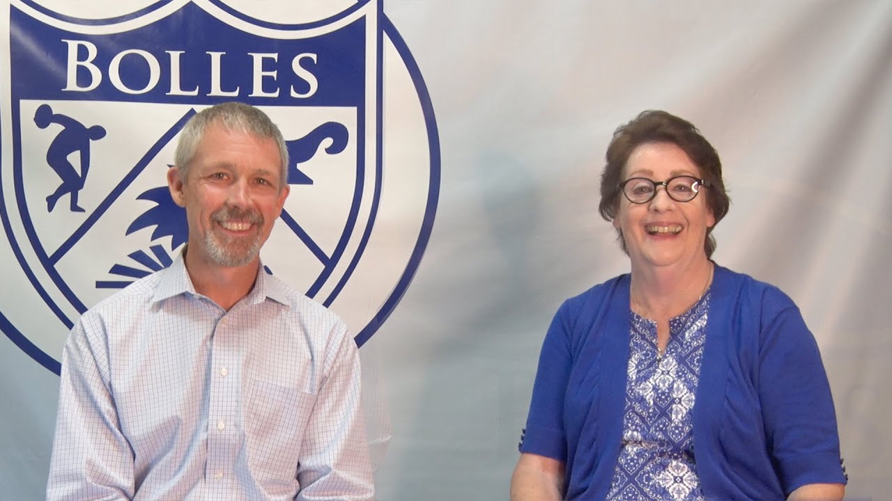 Tyler Hodges with Science Department Chair Nancy Hazzard - YouTube